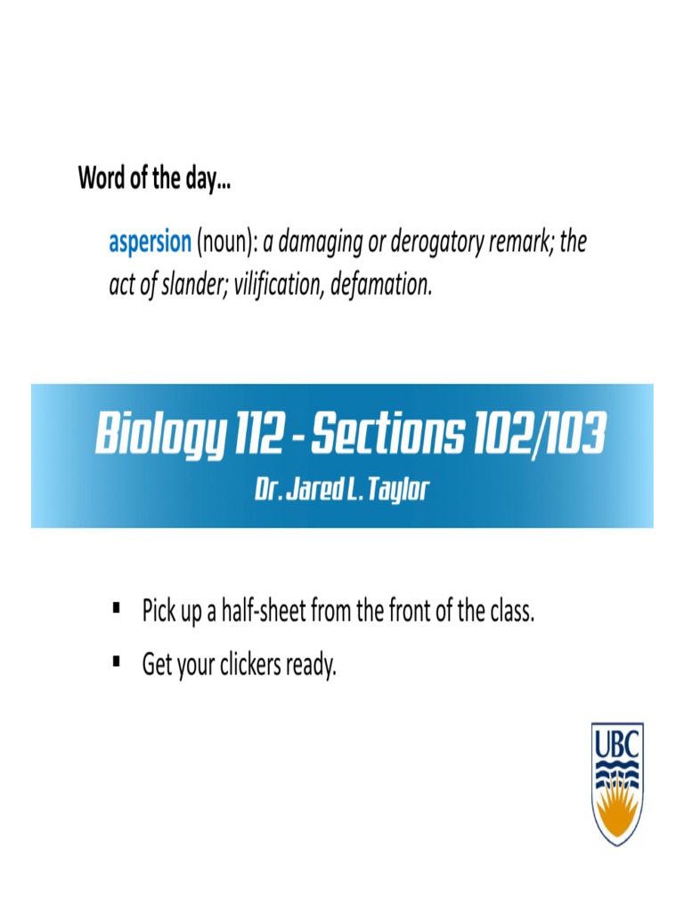 Word of The Day : Aspersion | PDF | Cell Membrane | Osmosis
