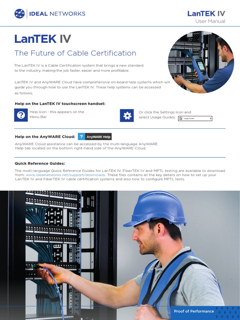 LanTEK IV Manual | PDF