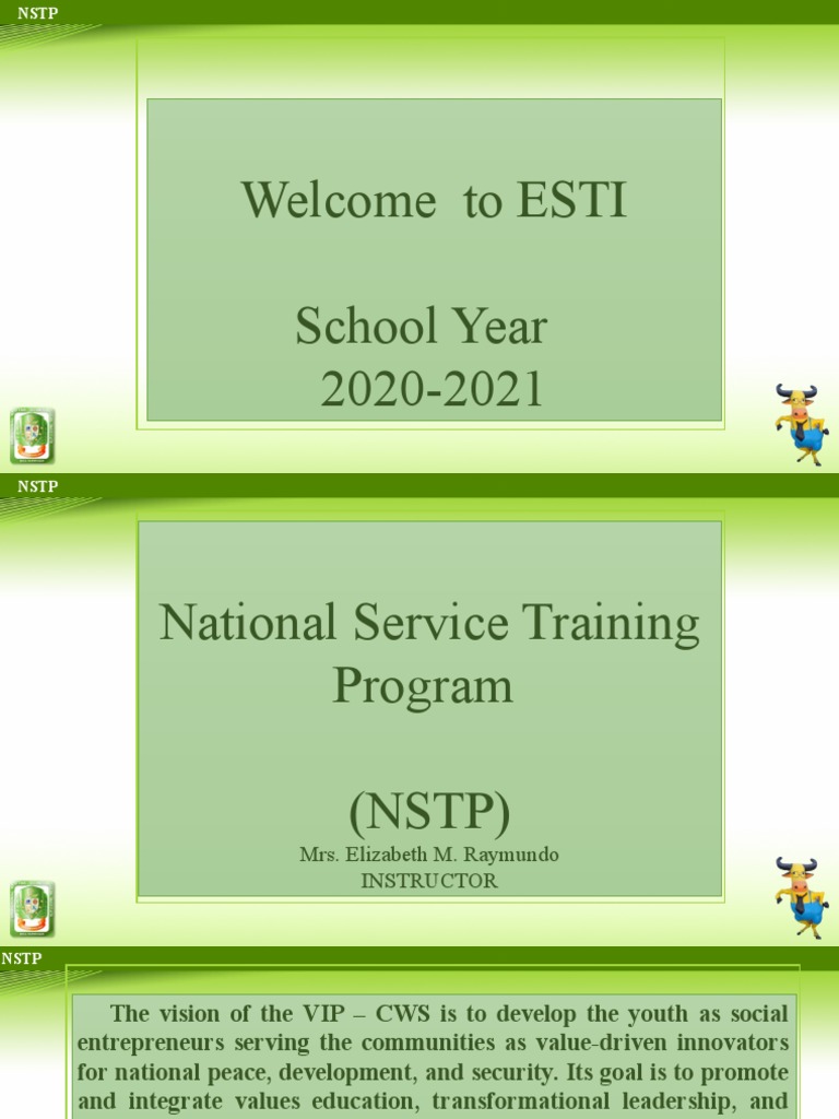Welcome To ESTI School Year 2020-2021 | PDF