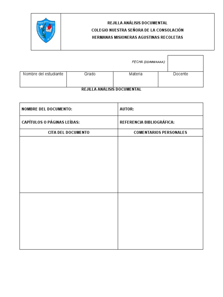 Rejilla Documental CNSC | PDF