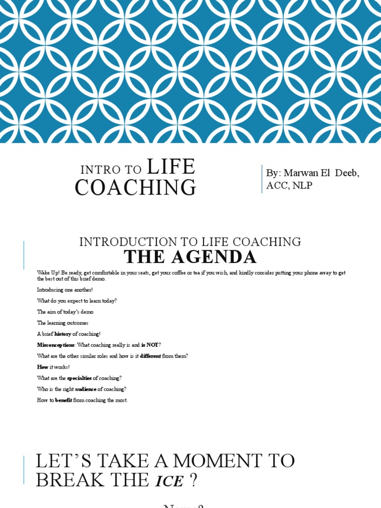 Life Coaching | PDF | Clinical Psychology | Psychological Concepts