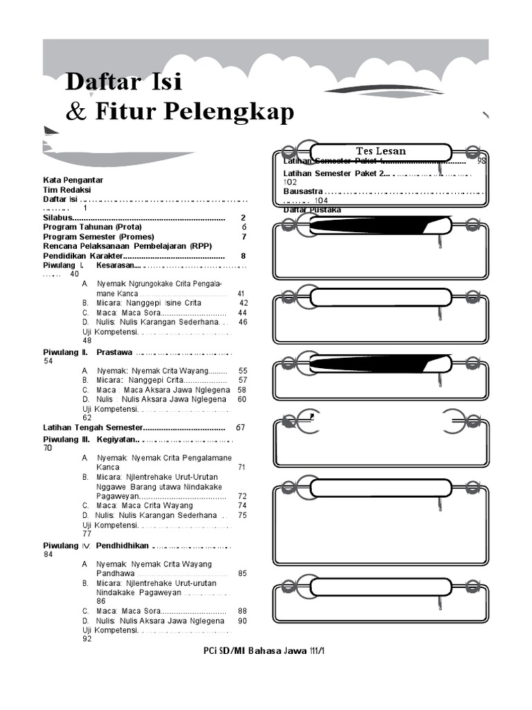 Perangkat Bahasa Jawa Kelas 3 (RPP, Silabus, Prota, Promes) | PDF Perangkat Bahasa Jawa Kelas 3 (RPP, Silabus, Prota, Promes) | PDF