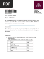 UAE Offer Letter Template | PDF | Travel Visa | Passport