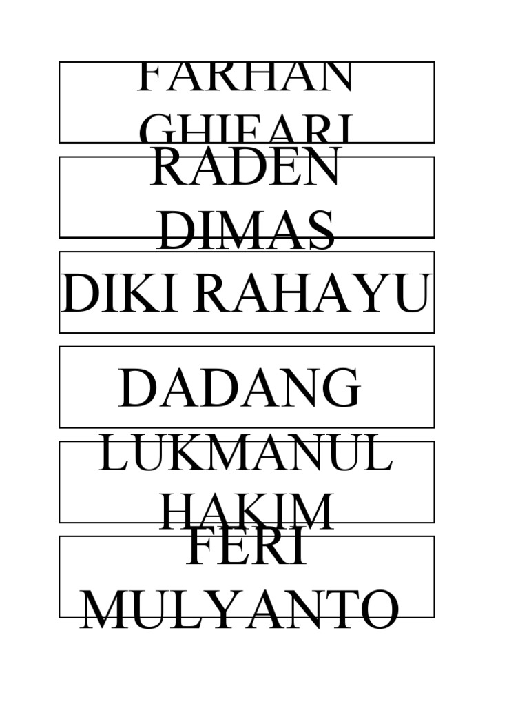 Nama Loker Printing | PDF