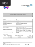 Surgical Site Marking Protocols and Policy | PDF | Patient Safety | Surgery