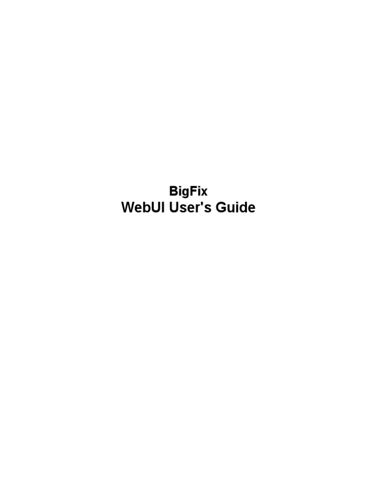 WebUI Users Guide | PDF | Web Application | Computer File