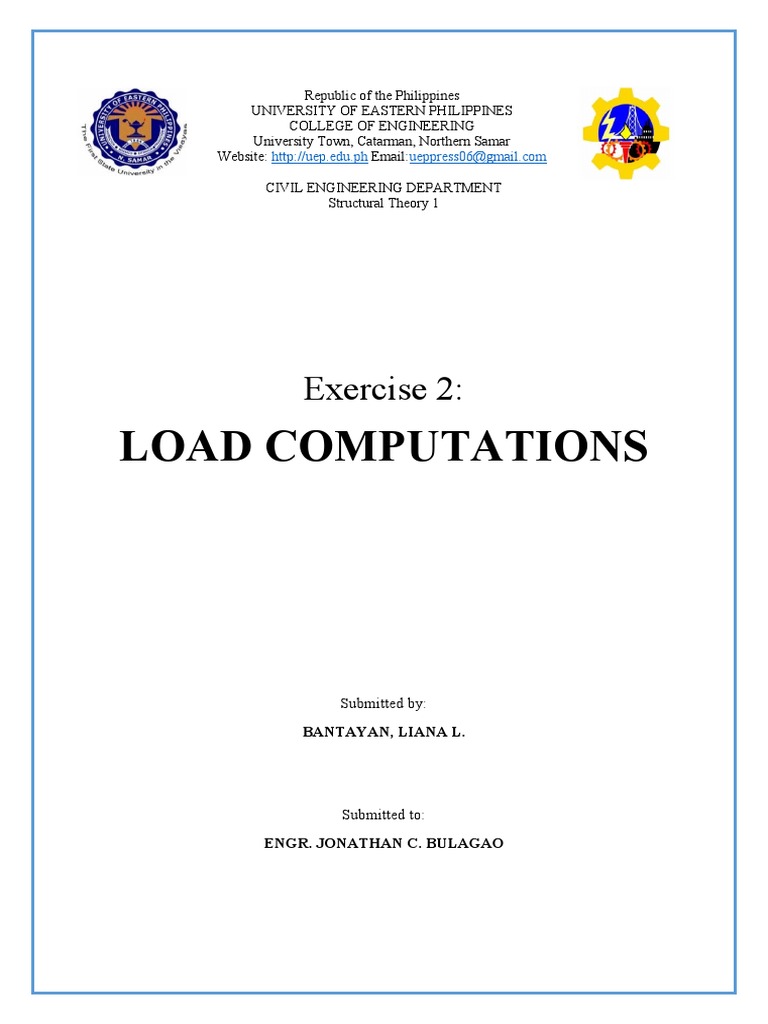 Load Computations: Exercise 2 | PDF | Concrete | Tile
