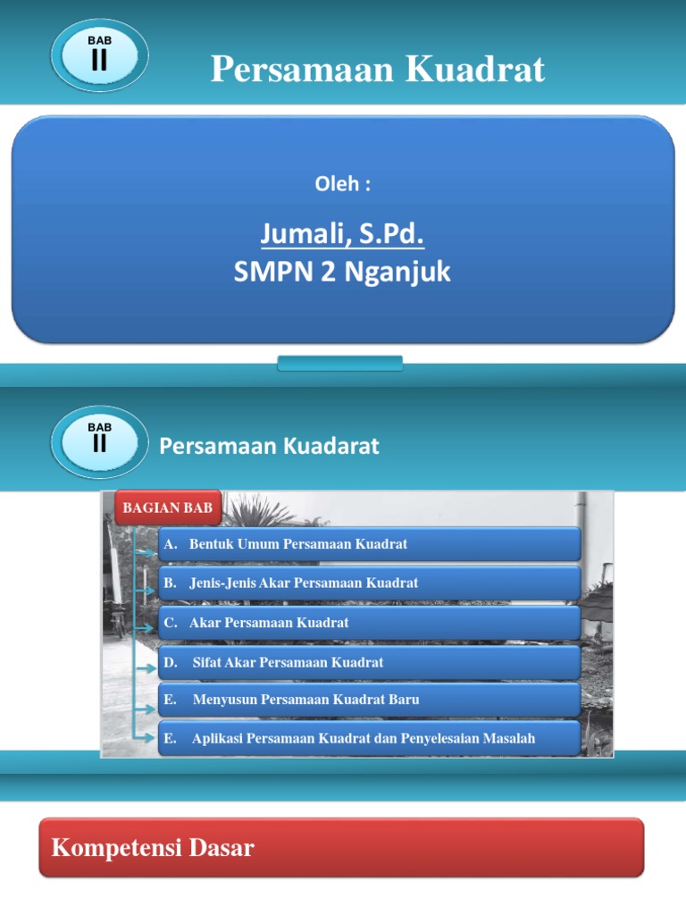 2c. Menentukan Akar Persamaan Kuadrat Dengan Rumus ABC | PDF