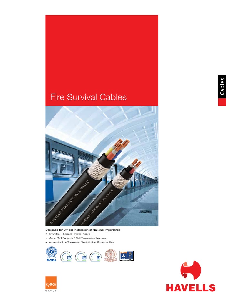 Fire Survival Cables | PDF | Fires | Electrical Conductor