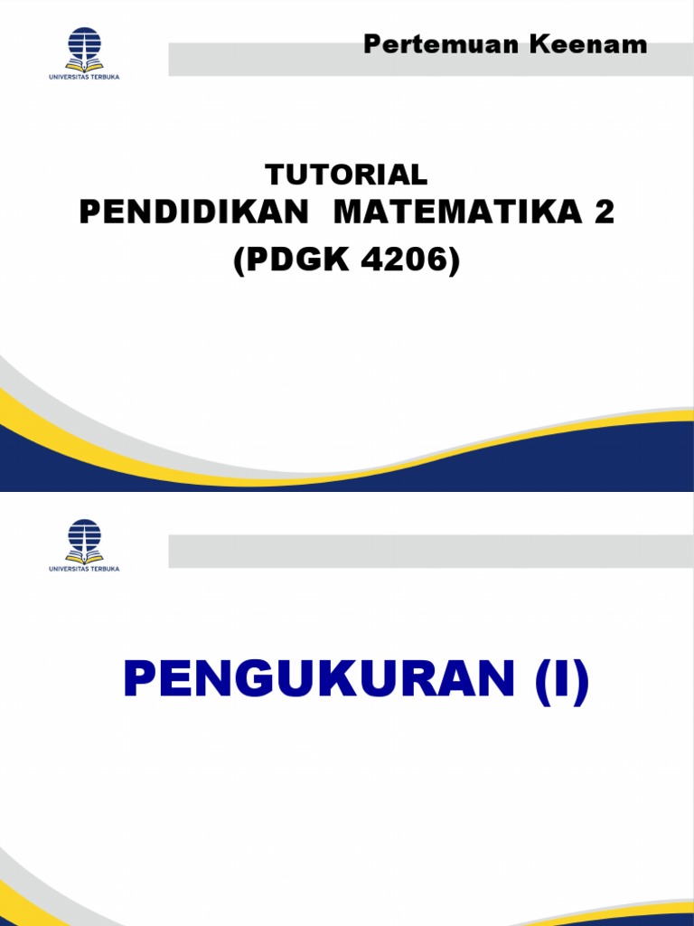 Materi 6 Pendidikan Mat 2 | PDF