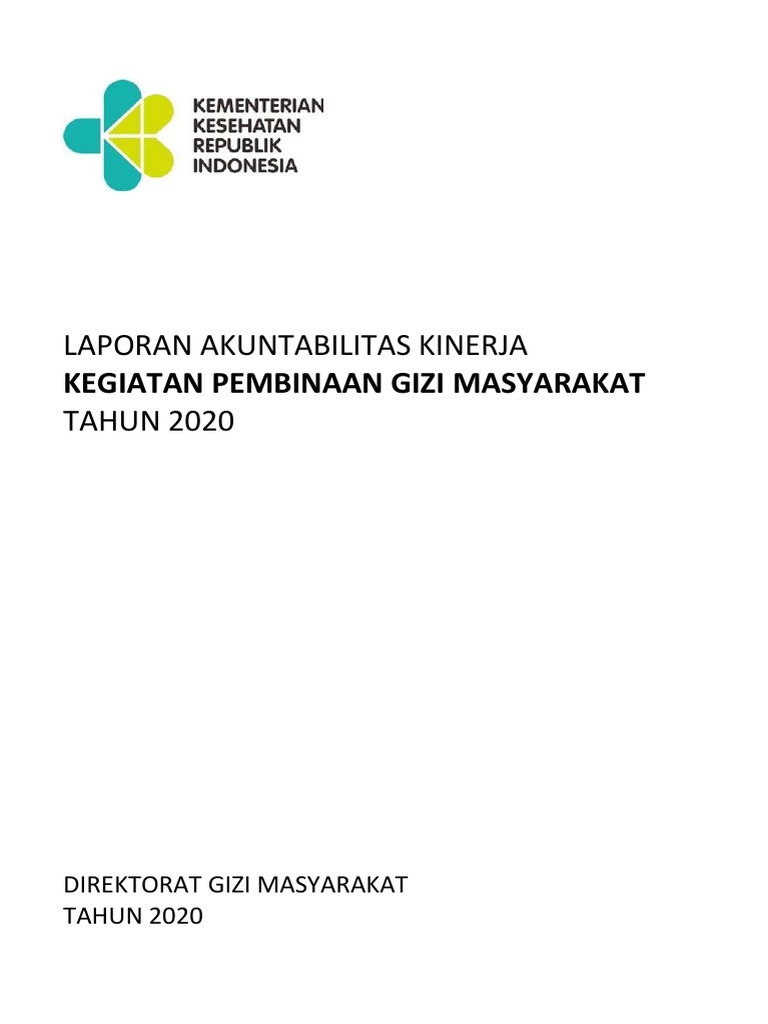 Lakip Gizi 2020 | PDF