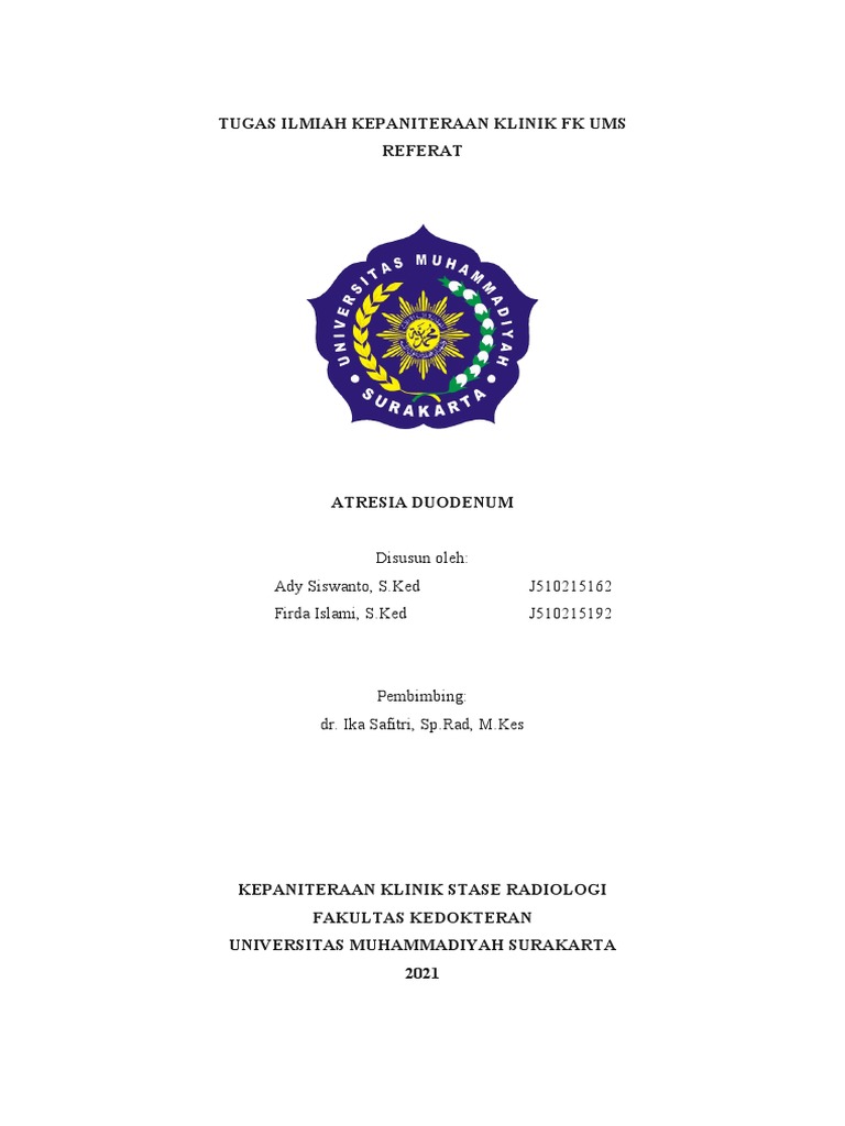 Atresia dan Stenosis Duodenum | PDF