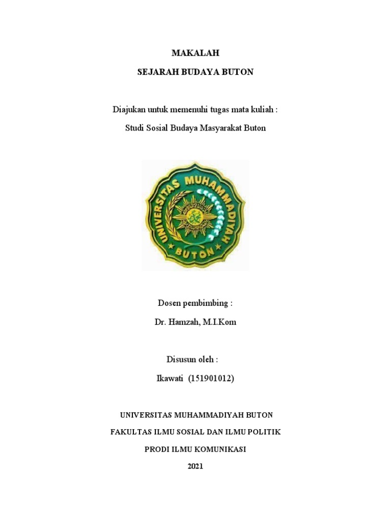 Makalah Buton | PDF