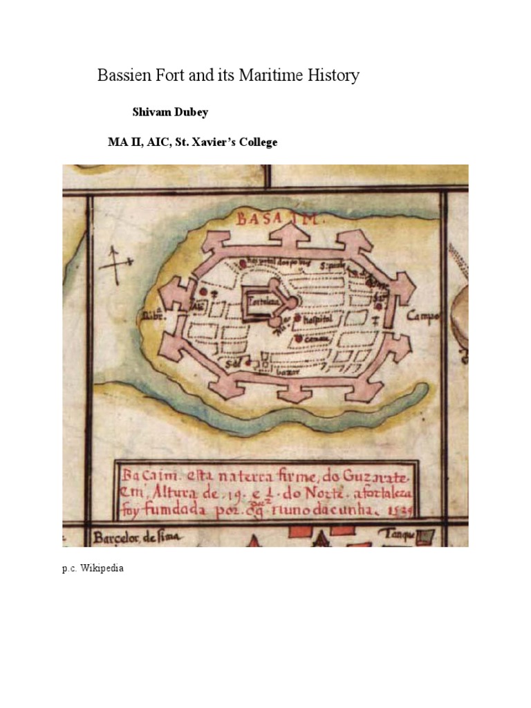 Bassein Fort and Its Maritime History Va | PDF | Pottery | Fortification