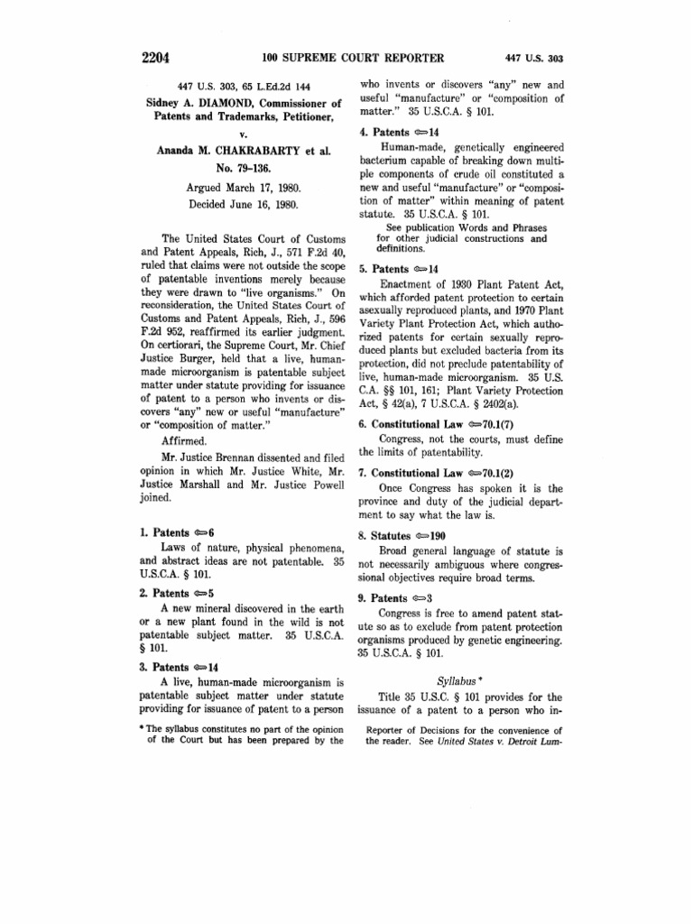 Diamond V Chakrabarty | PDF