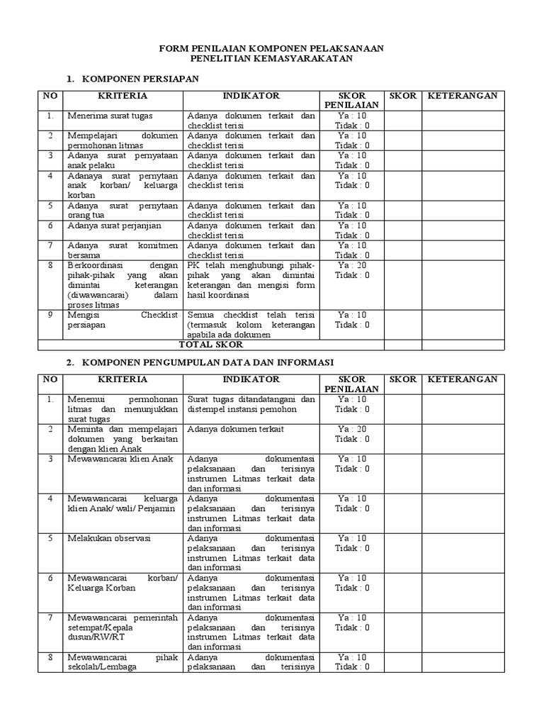 Form Verifikasi Litmas | PDF