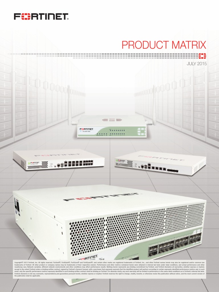 Fortinet Product Matrix | PDF | Ieee 802.11 | Mimo
