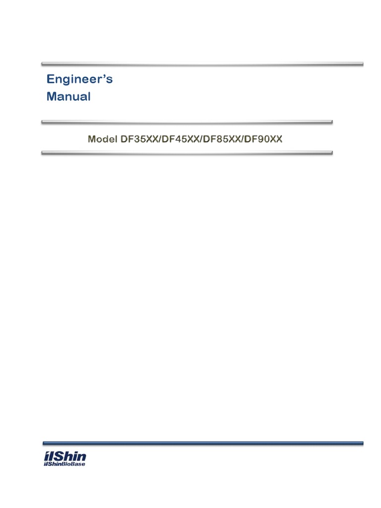 Ilshin Freezer Df-8517 Service Manual As Manual (Isbb-01-Dfma-01 Master ...