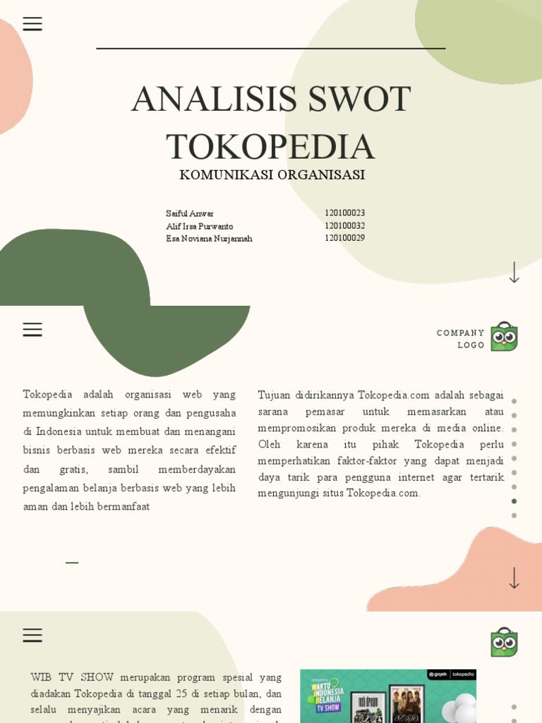 Analisis Swot Tokopedia | PDF