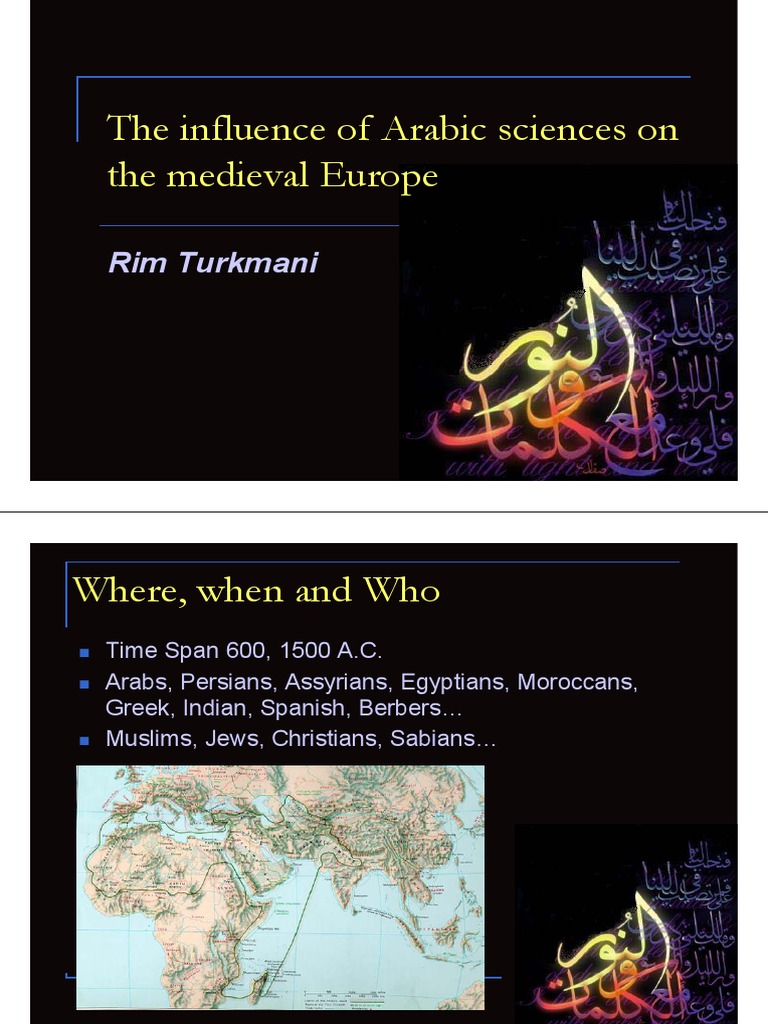 Rim Turkmani - Arabic Influences | PDF | Science