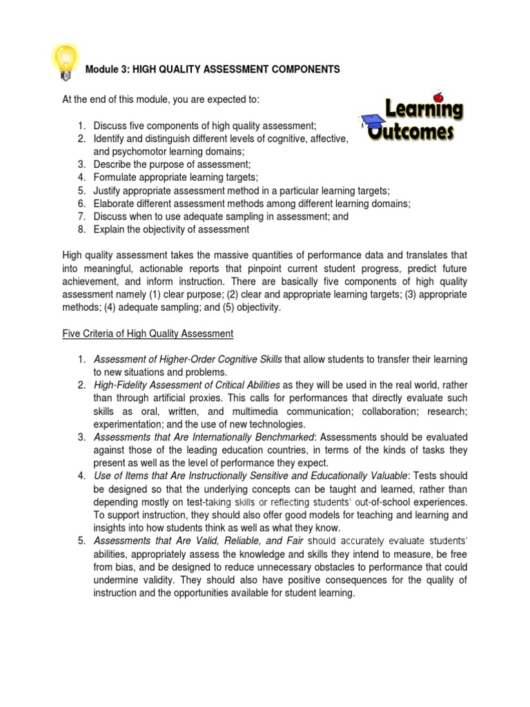 Educ 107-Prelim-Week 3 To 4 | PDF | Educational Assessment | Sampling ...