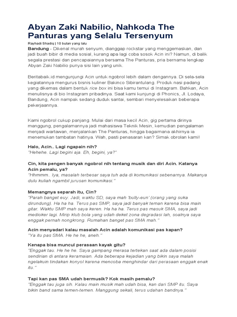 Abyan Zaki Nabilio | PDF