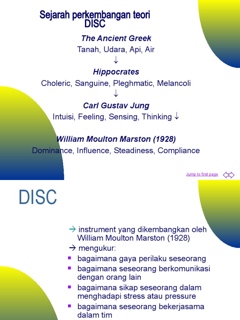 DISC Teori | PDF | Pengembangan Diri | Sains & Matematika