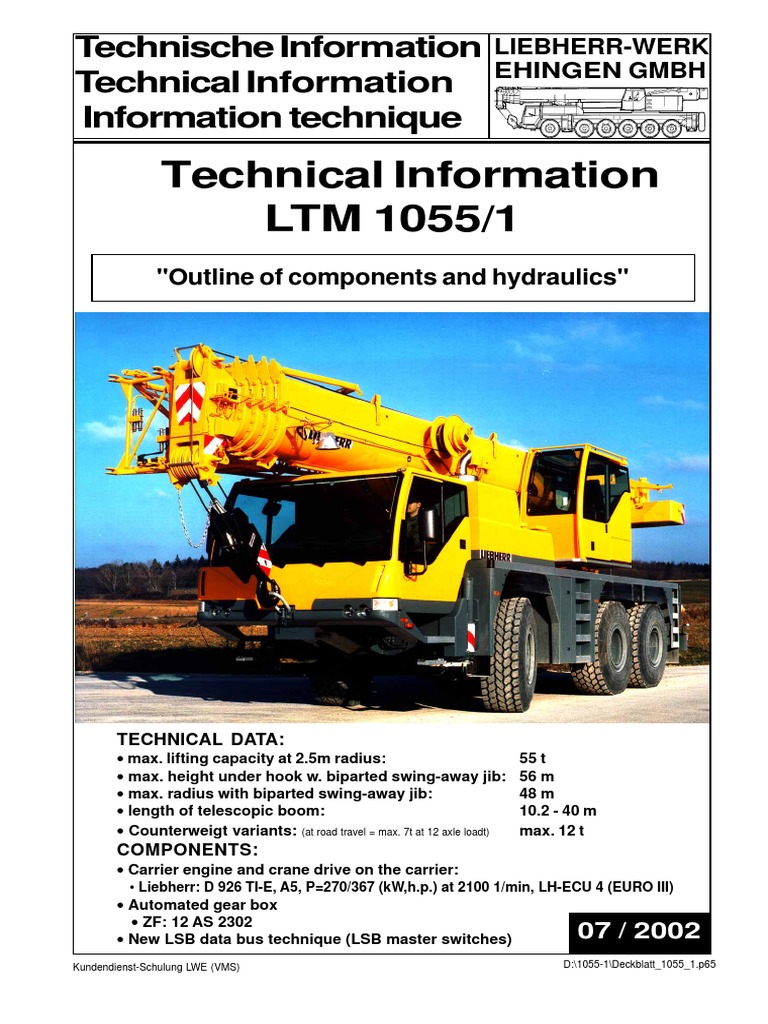 Technical Information LTM 1055/1 | PDF | Inductor | Machines