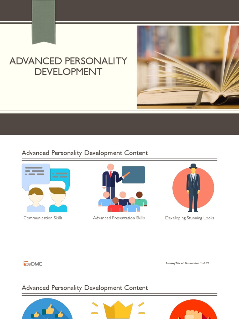 Advanced Personality Development - Session1 | PDF | Communication | Job ...
