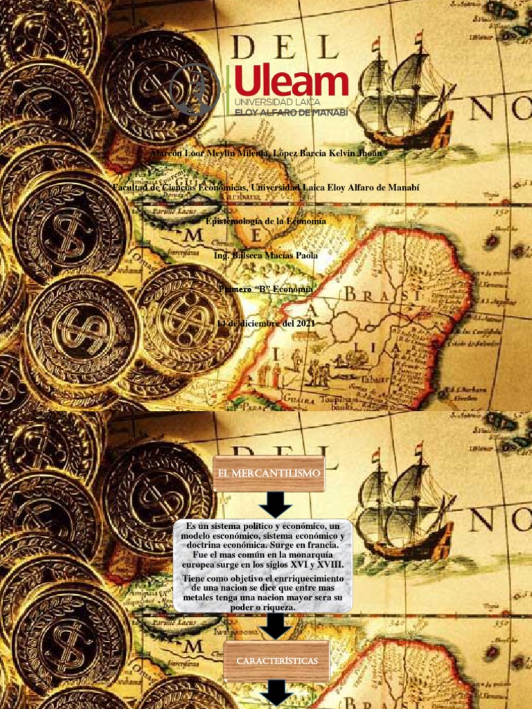 Mapa Conceptual del Mercantilismo | PDF | Mercantilismo | Historia del ...