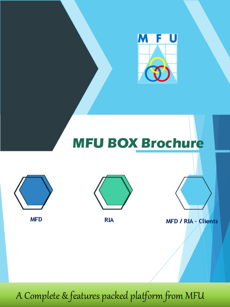 MFU BOX Brochure: A Complete & Features Packed Platform From MFU | PDF ...
