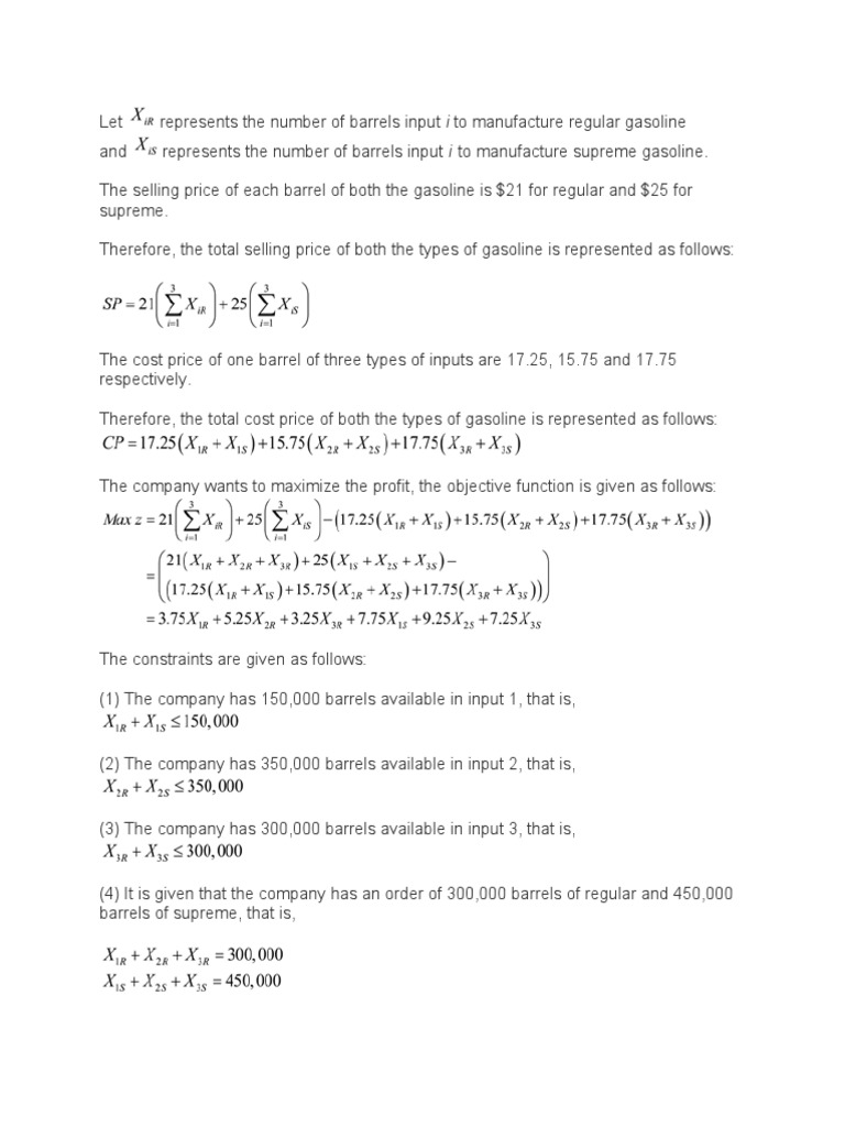 Solution of LPP Problem | PDF