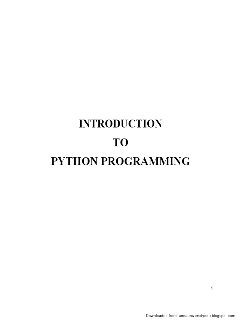 GE8161 PROBLEM SOLVING AND PYTHON PROGRAMMING LABORATORY Manual ... GE8161 PROBLEM SOLVING AND PYTHON PROGRAMMING LABORATORY Manual ...