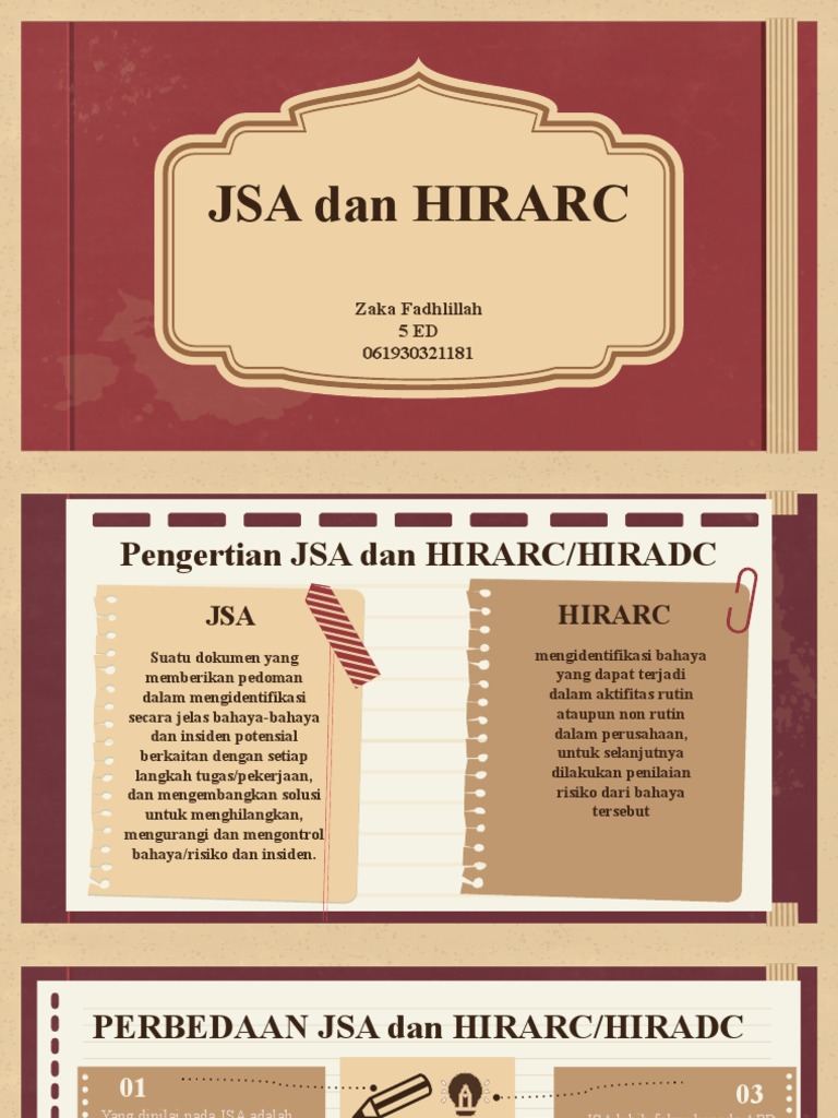 Perbedaan Jsa Dan Hirarc | PDF