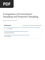 Convenience vs. Purposive Sampling Explained | PDF | Sampling ...