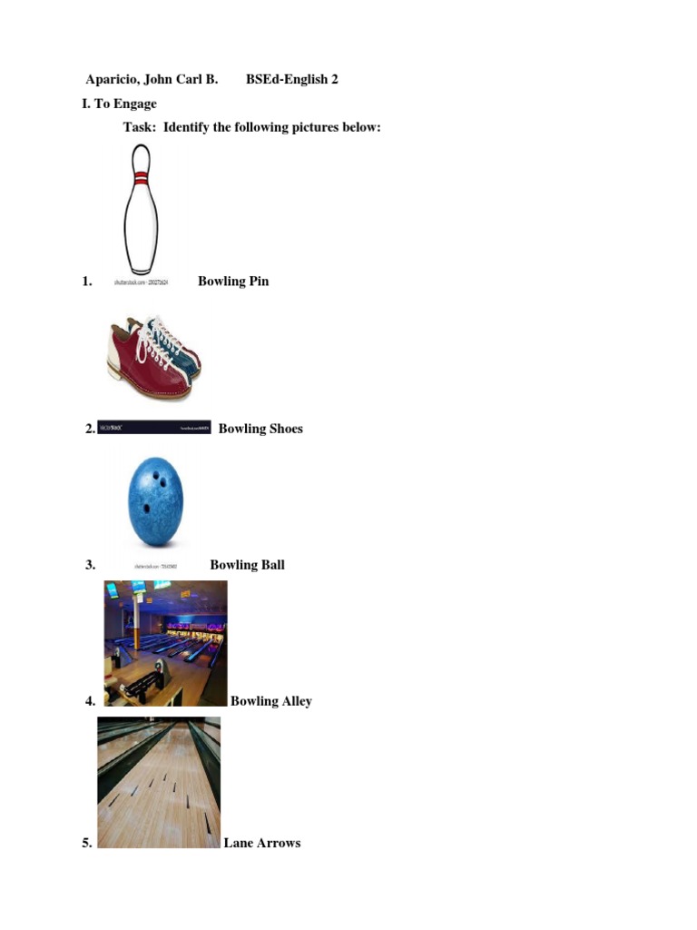 Bowling Equipment and Terminology Guide | PDF