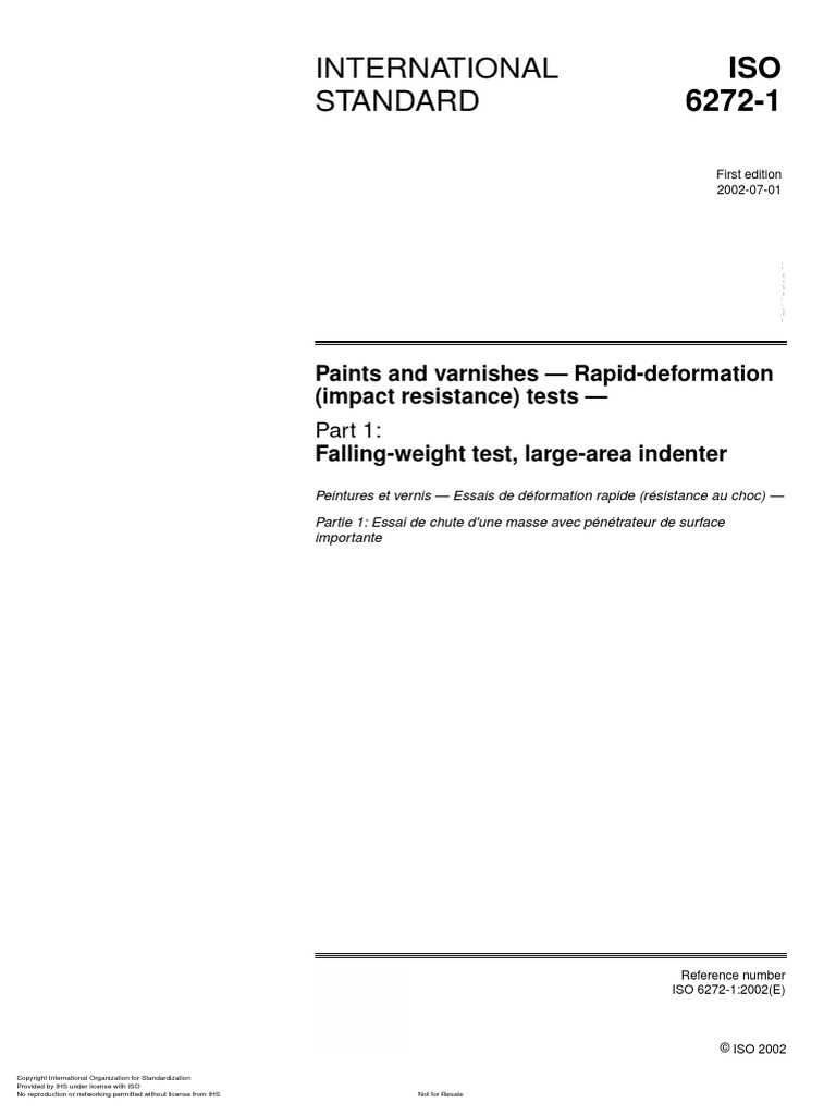 Iso 6272-1-2002 | PDF | International Organization For Standardization
