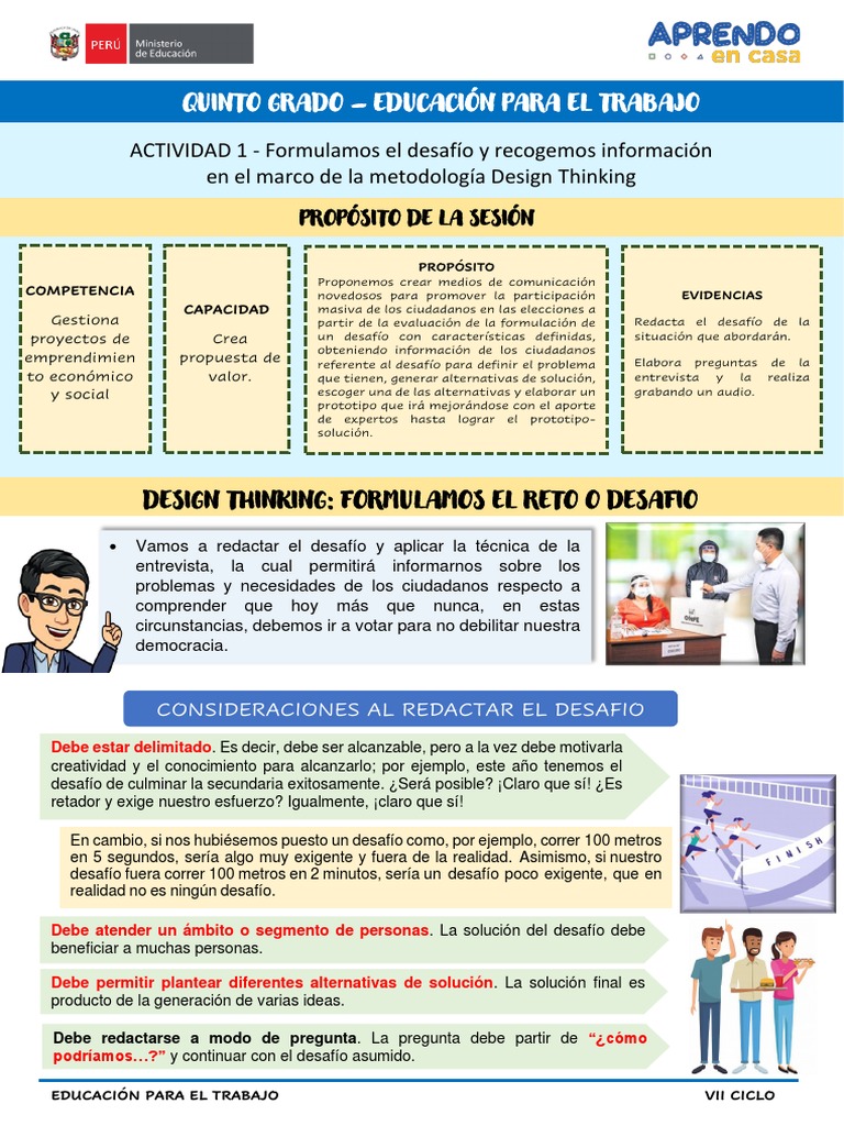 Act 1 - I Exp de Aprend Ept - CFF 5° Grado | PDF | Evaluación | Cognición