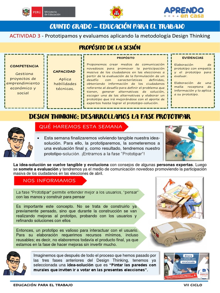 Act 3 - I Exp de Aprend Ept - CFF 5° Grado | PDF | Evaluación | Dibujo