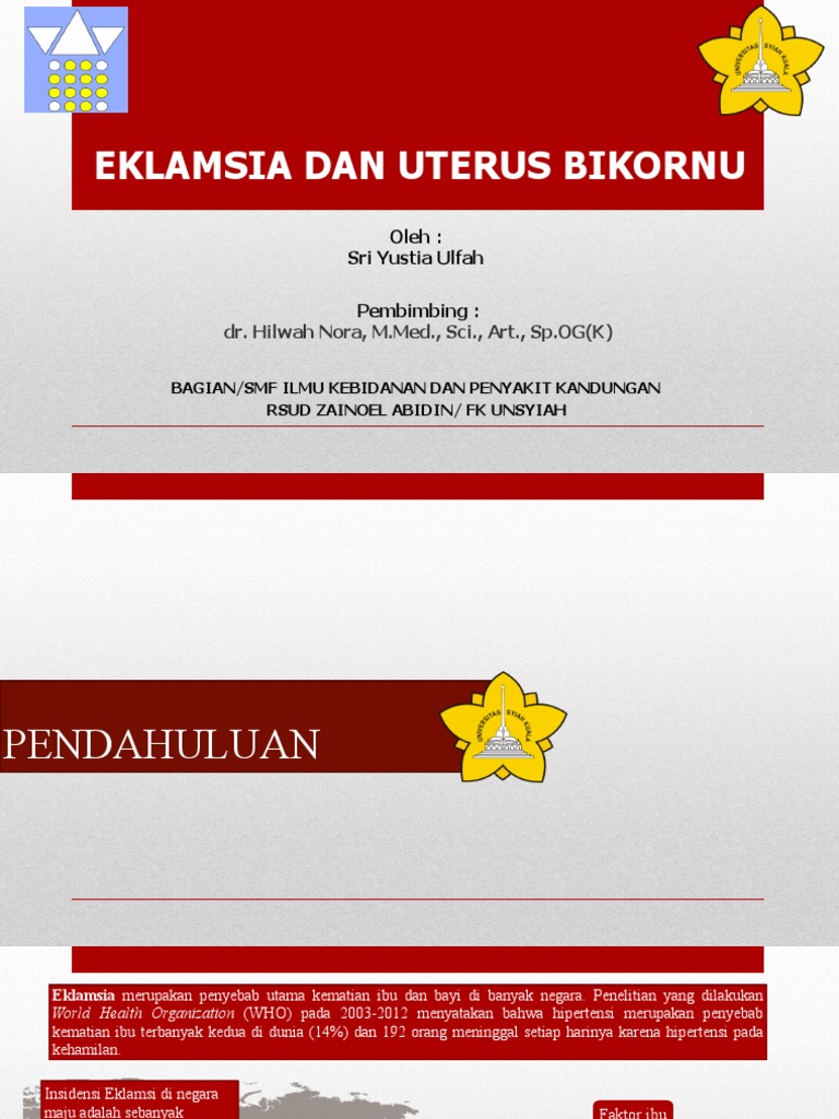 Eklamsia dan Uterus Bikornu: Tinjauan | PDF