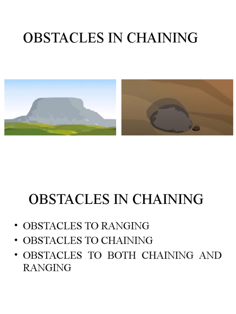 Obstacles in Chaining | PDF | Perpendicular | Triangle
