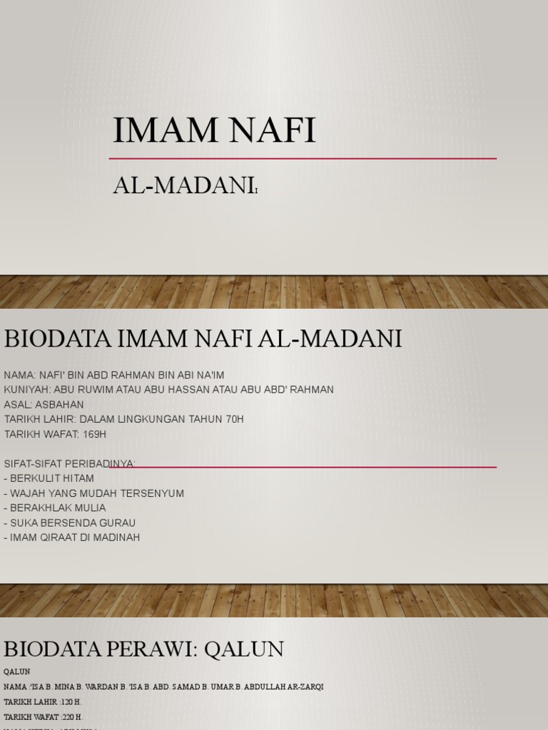 Imam Nafi | PDF
