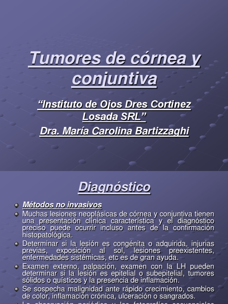 Tumores y quistes de conjuntiva y córnea | PDF | Cáncer | Metástasis