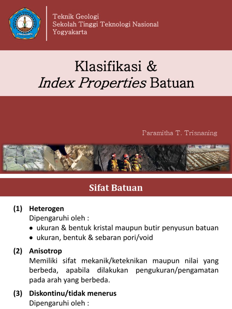Klasifikasi & Indeks Properties | PDF