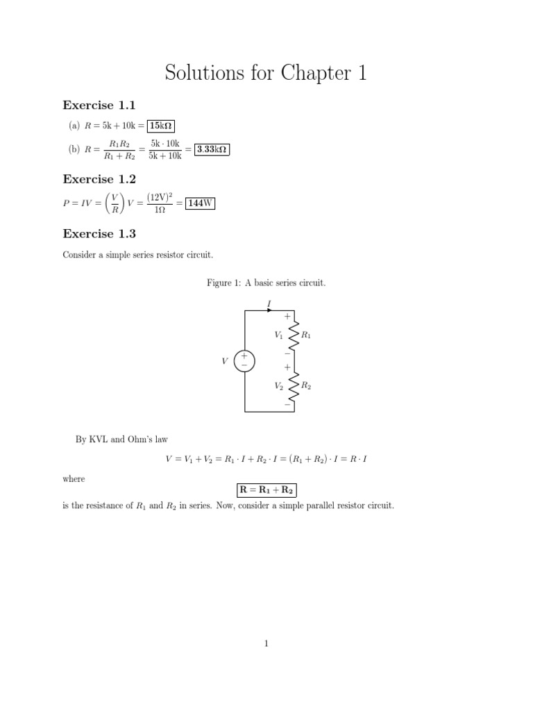 Circuit Analysis and Power Calculations | PDF | Electrical Network ...