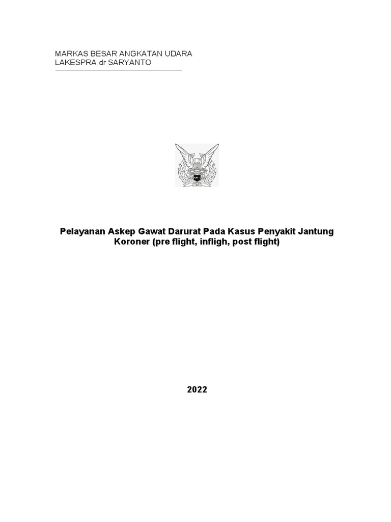 PELAYANAN ASKEP GAWAT DARURAT PJK | PDF