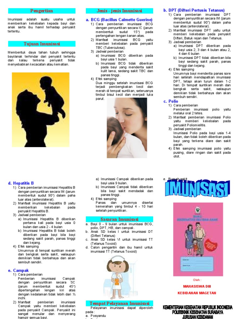 Leaflet Imunisasi Pdf