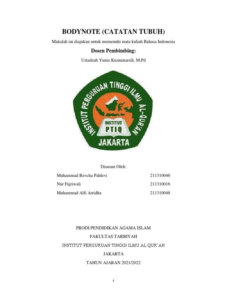 Bodynote Kel 12 | PDF