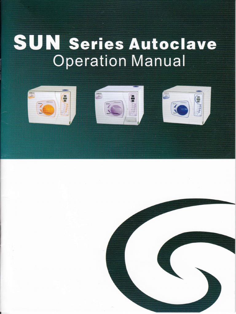 Sun Autoclave Class B | PDF | Equipment | Manufactured Goods