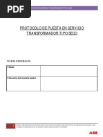 Formato Protocolo de Prueba para Tableros | PDF | Finanzas y dinero | Informática